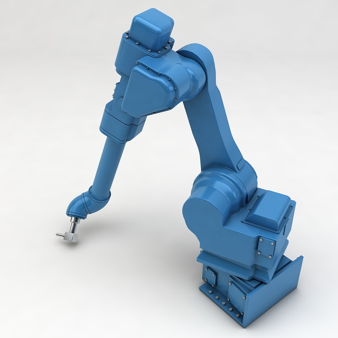 industrial painting robot 3d 3ds