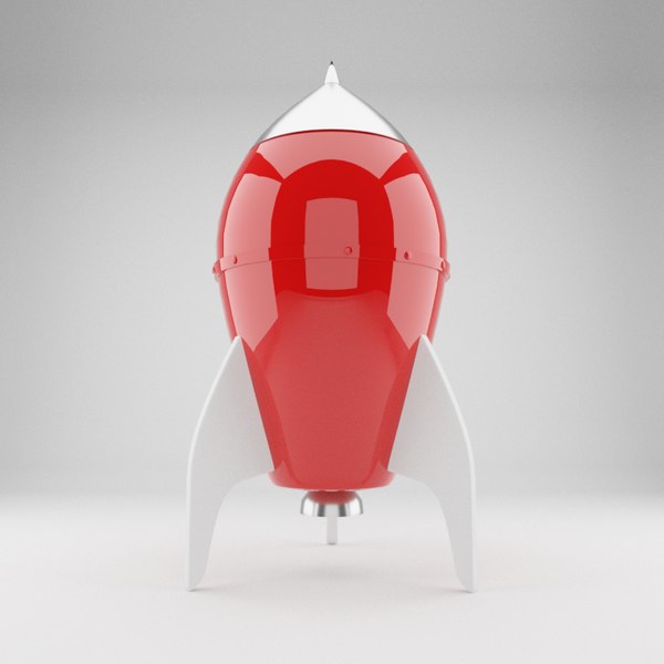 3d model rocket toy