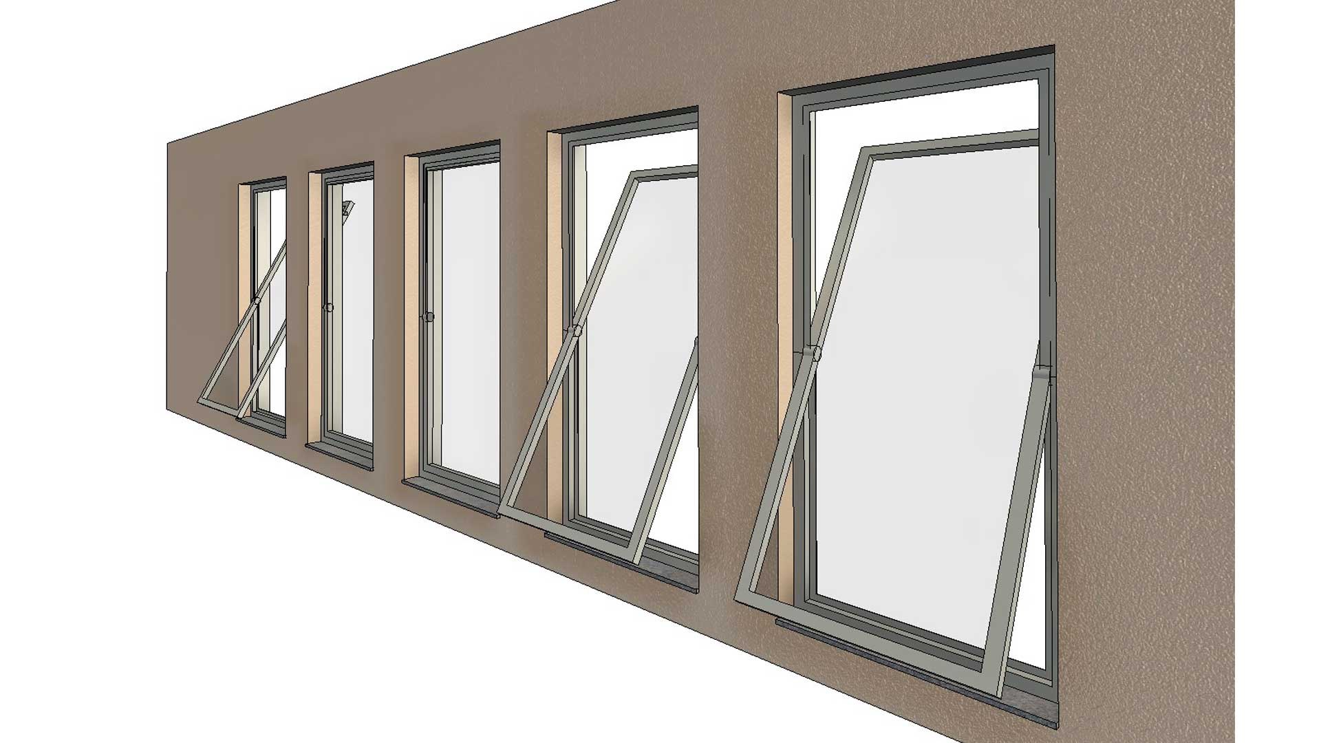 3D Pivot Window Horizontal Axis Model - TurboSquid 2017356