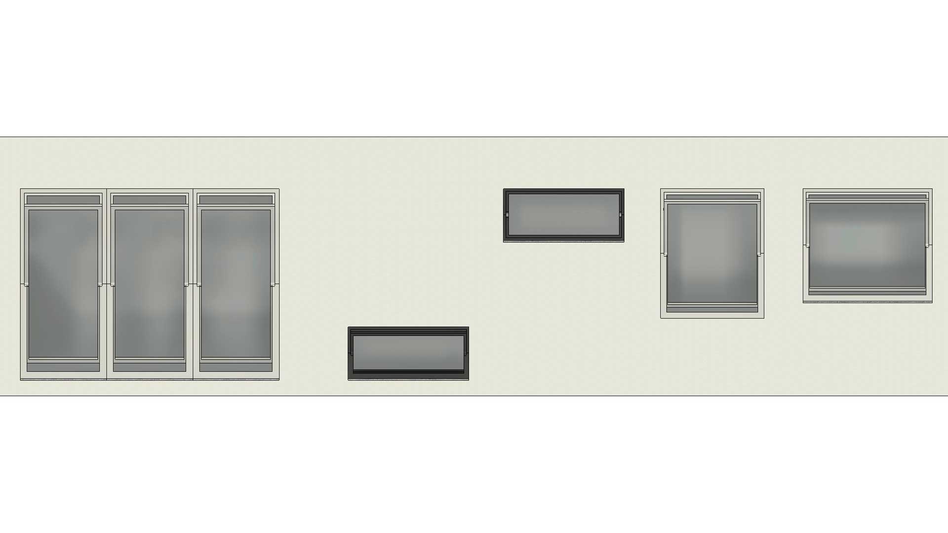 3D Pivot Window Horizontal Axis Model - TurboSquid 2017356