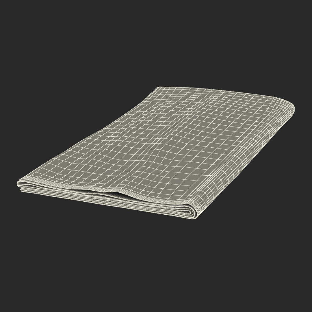 3d Napkin 2 White