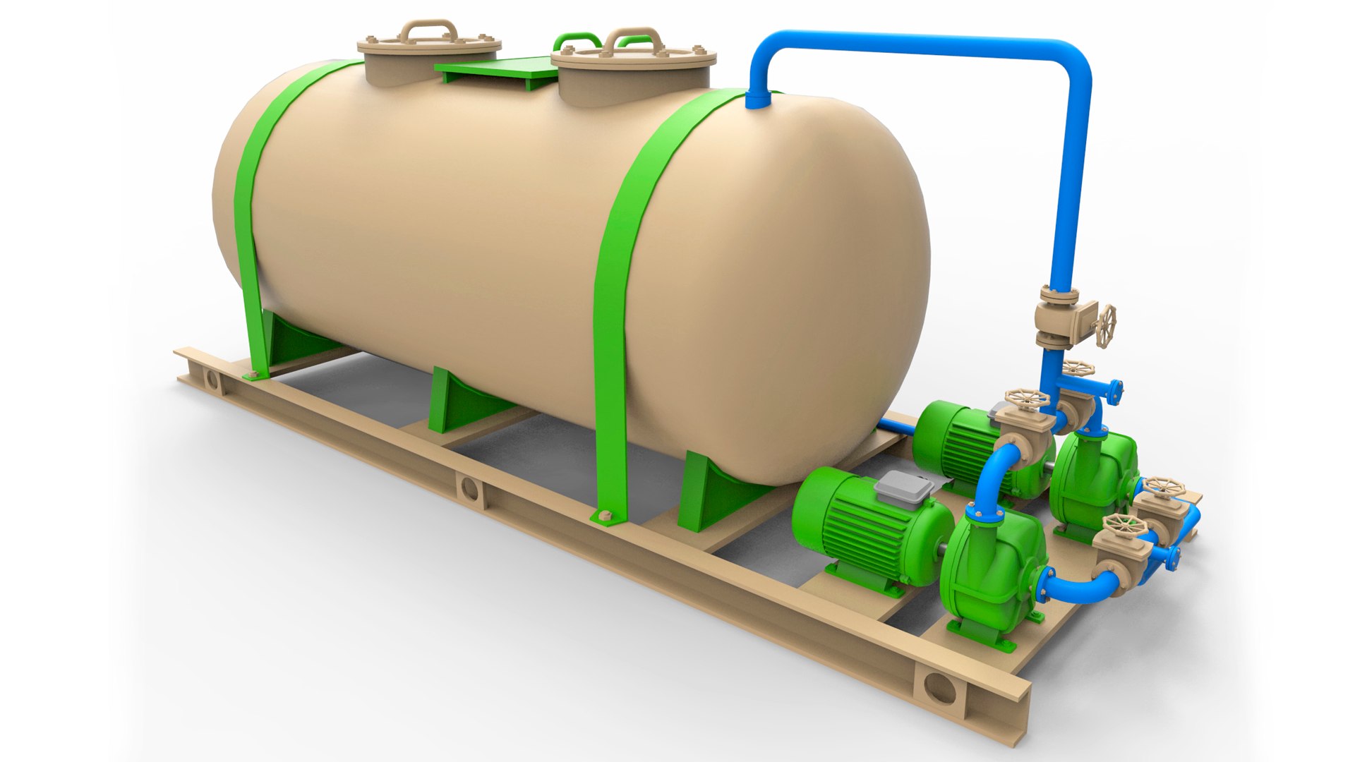 3D Station Pumping - TurboSquid 1664586