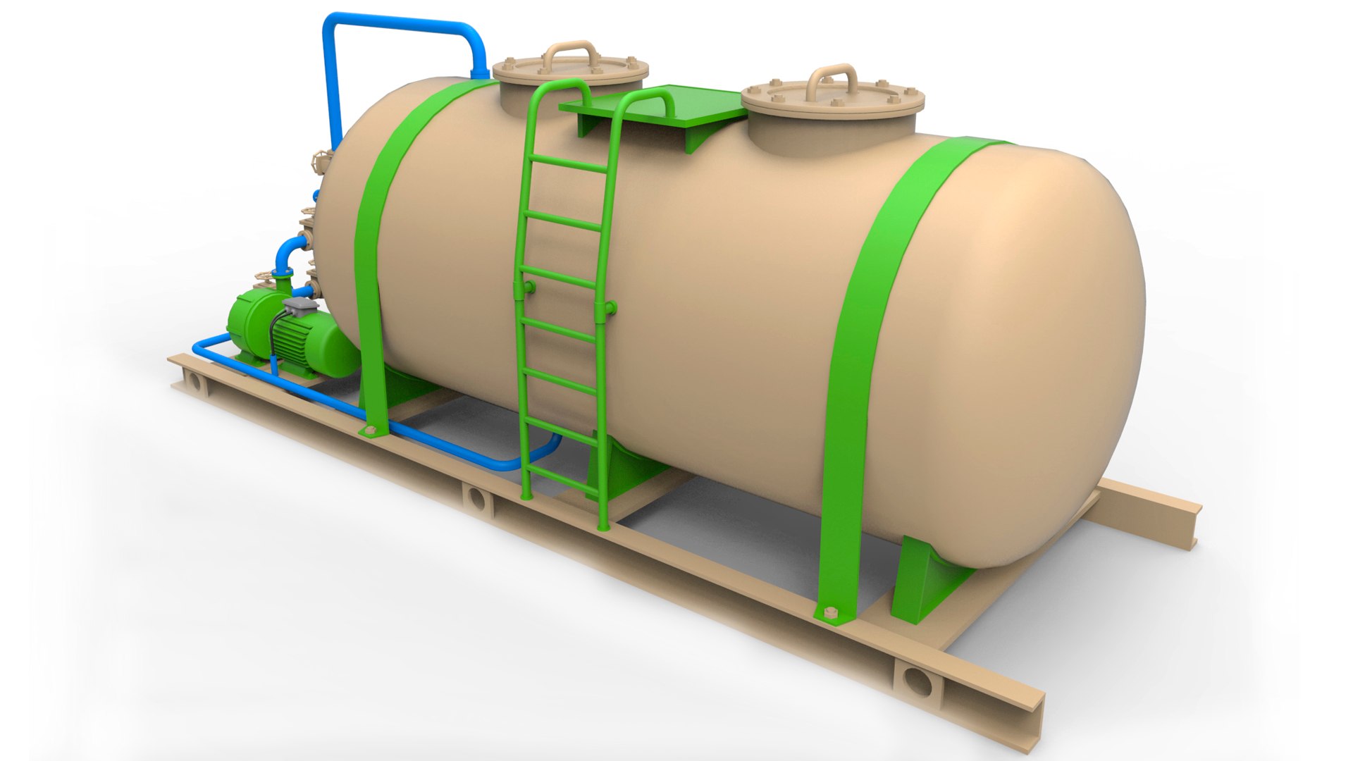 3D Station Pumping - TurboSquid 1664586