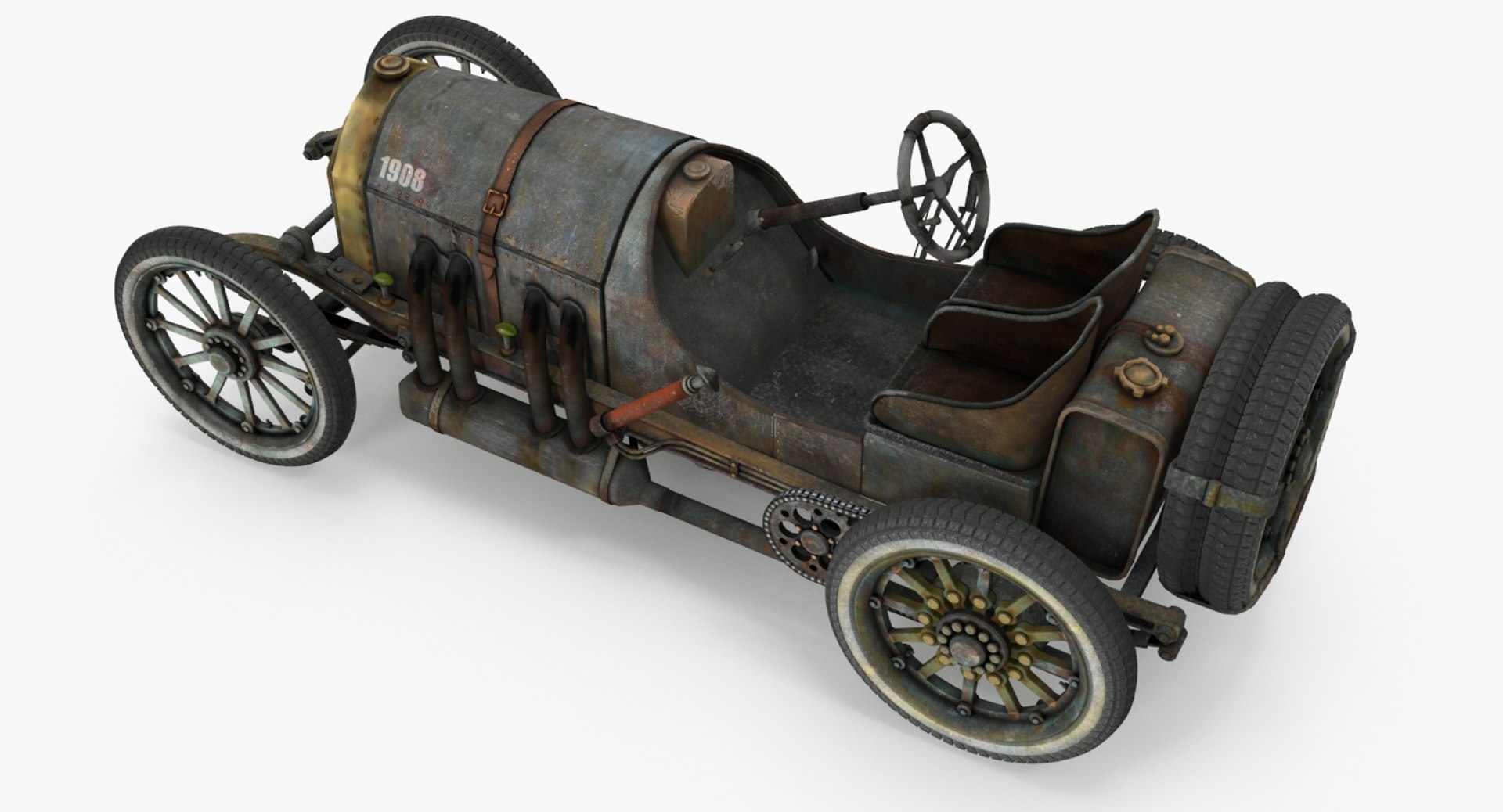 Mercedes Gp 1908 Model - TurboSquid 1276632