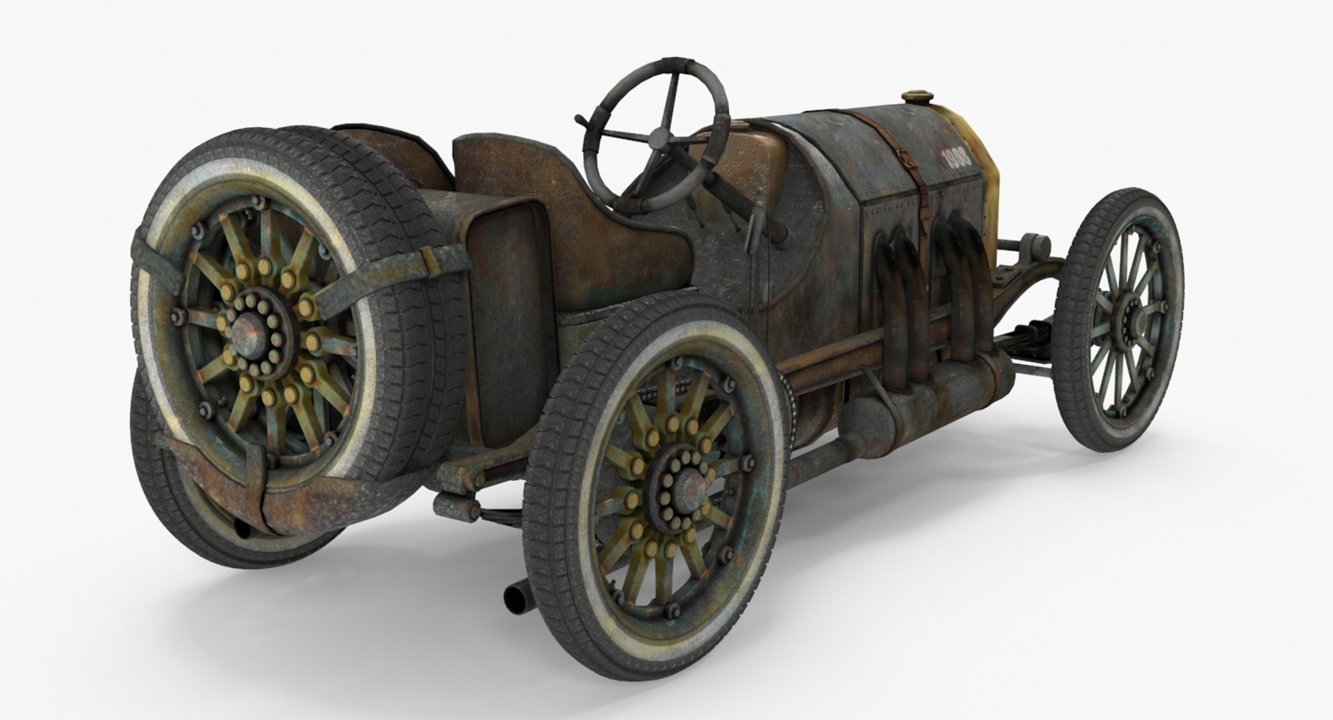 Mercedes Gp 1908 Model - TurboSquid 1276632