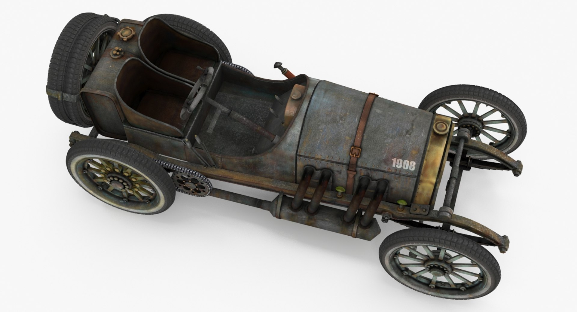 Mercedes Gp 1908 Model - TurboSquid 1276632