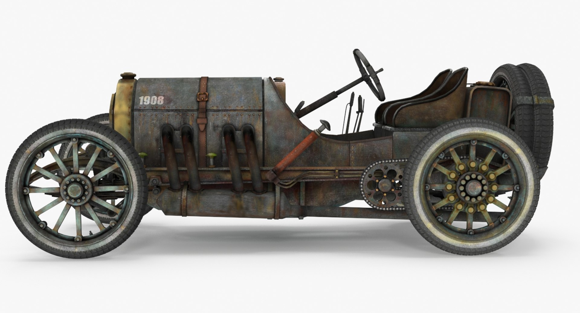 Mercedes Gp 1908 Model - TurboSquid 1276632