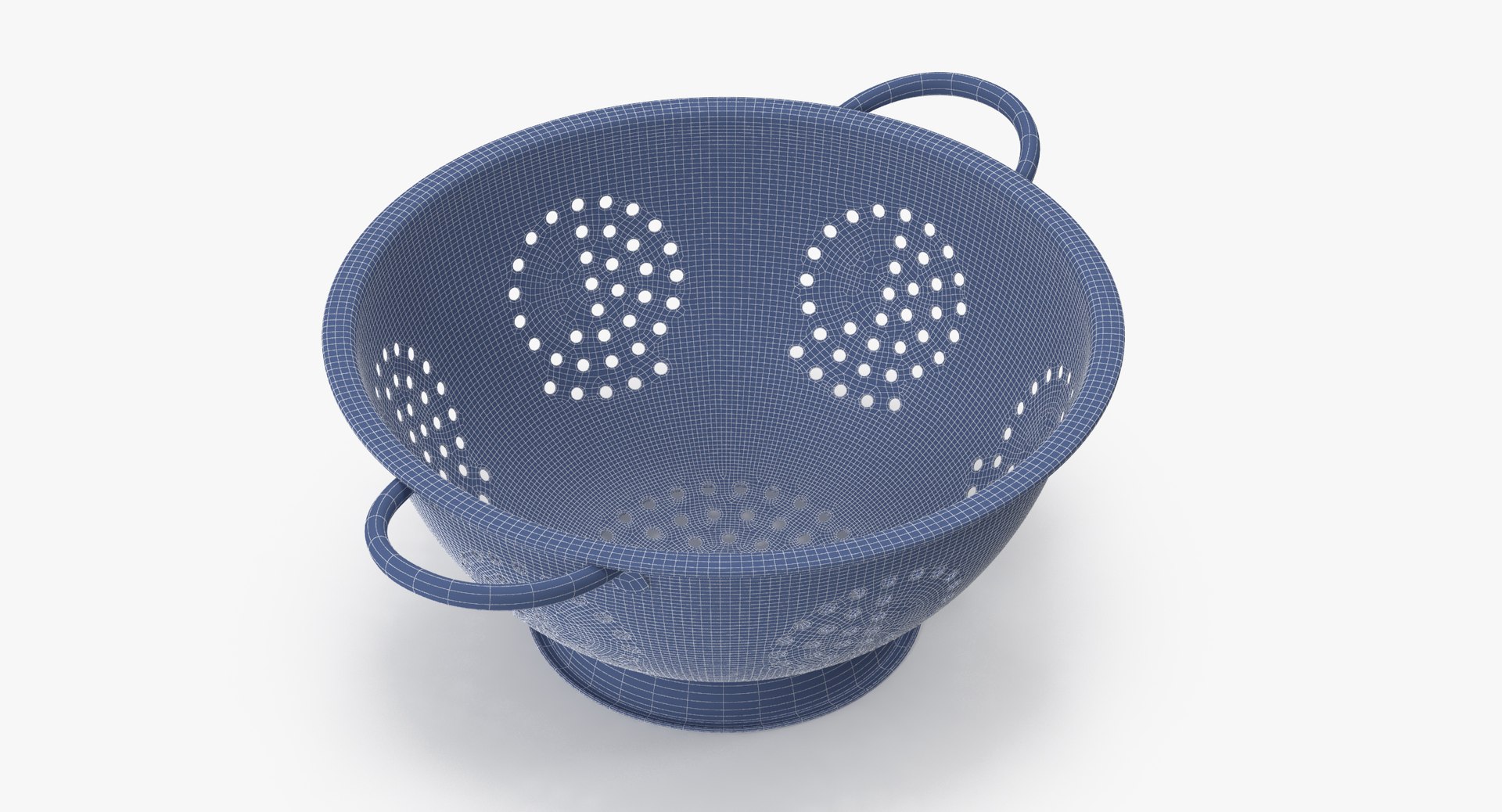 3d Model Stainless Steel Colander
