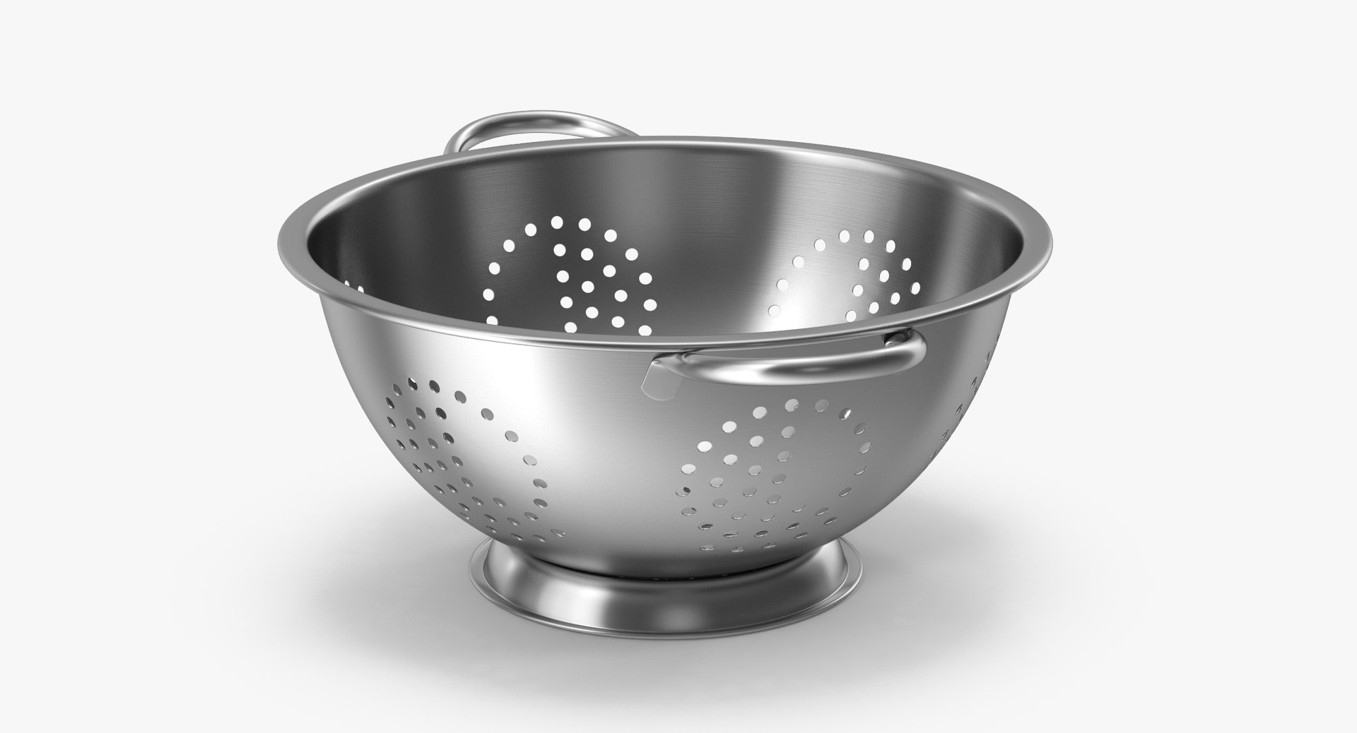 3d Model Stainless Steel Colander