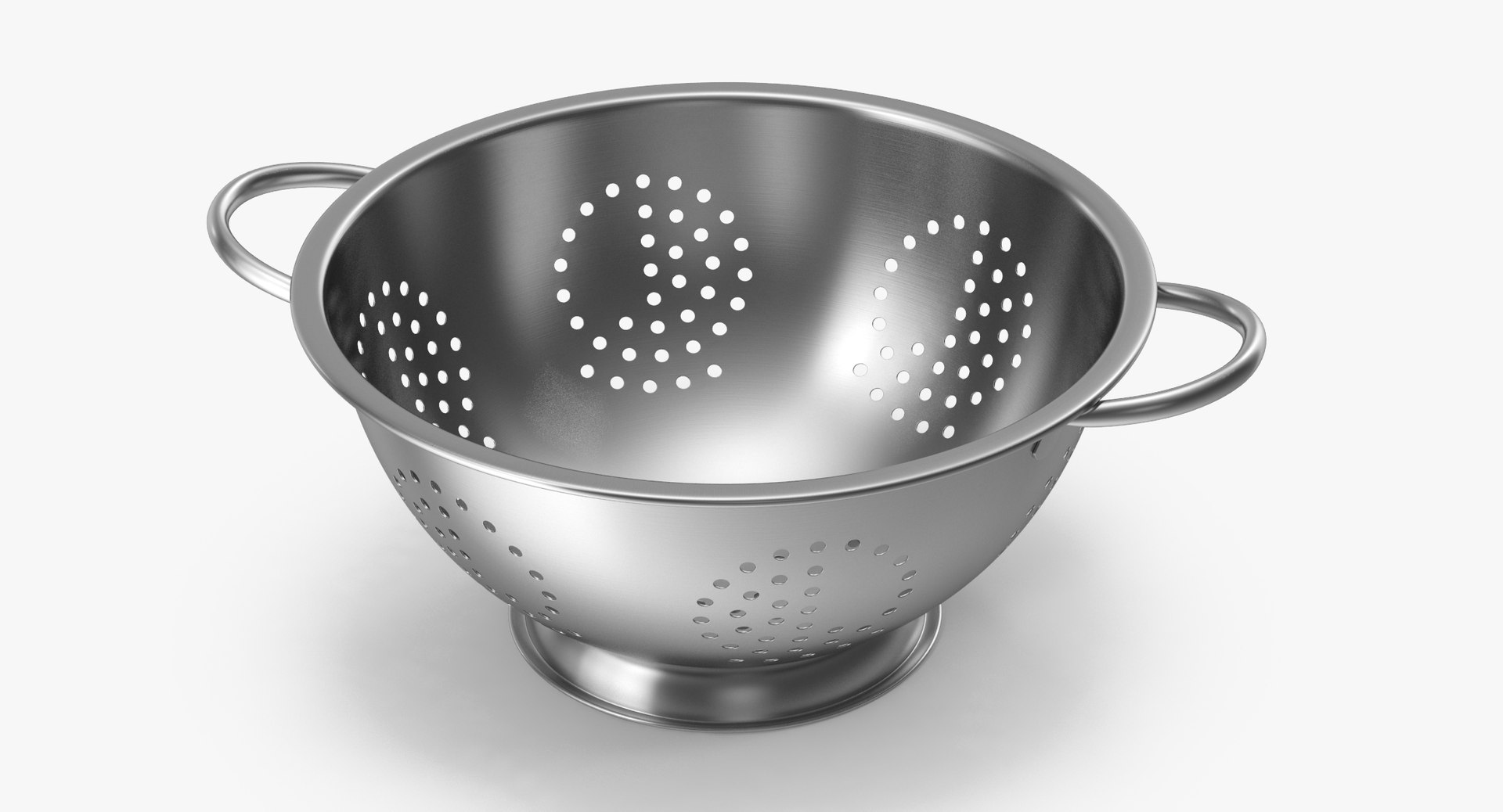 3d Model Stainless Steel Colander