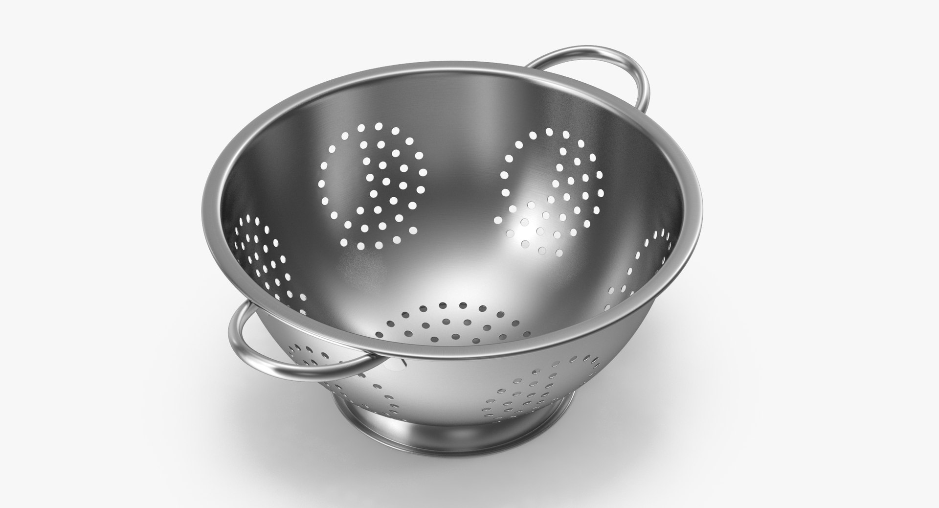 3d Model Stainless Steel Colander
