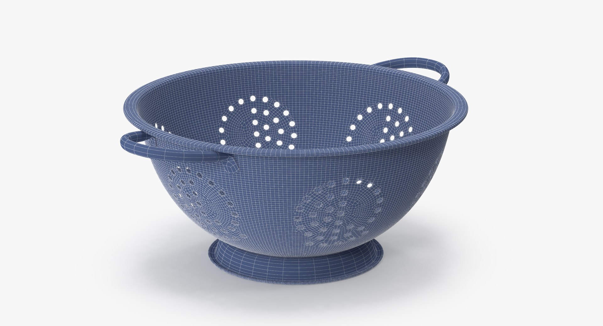 3d Model Stainless Steel Colander