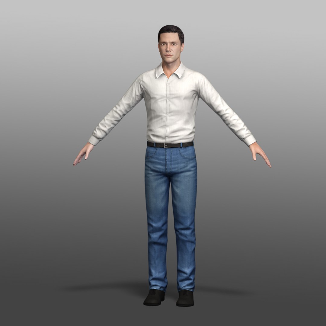 male character 3d model