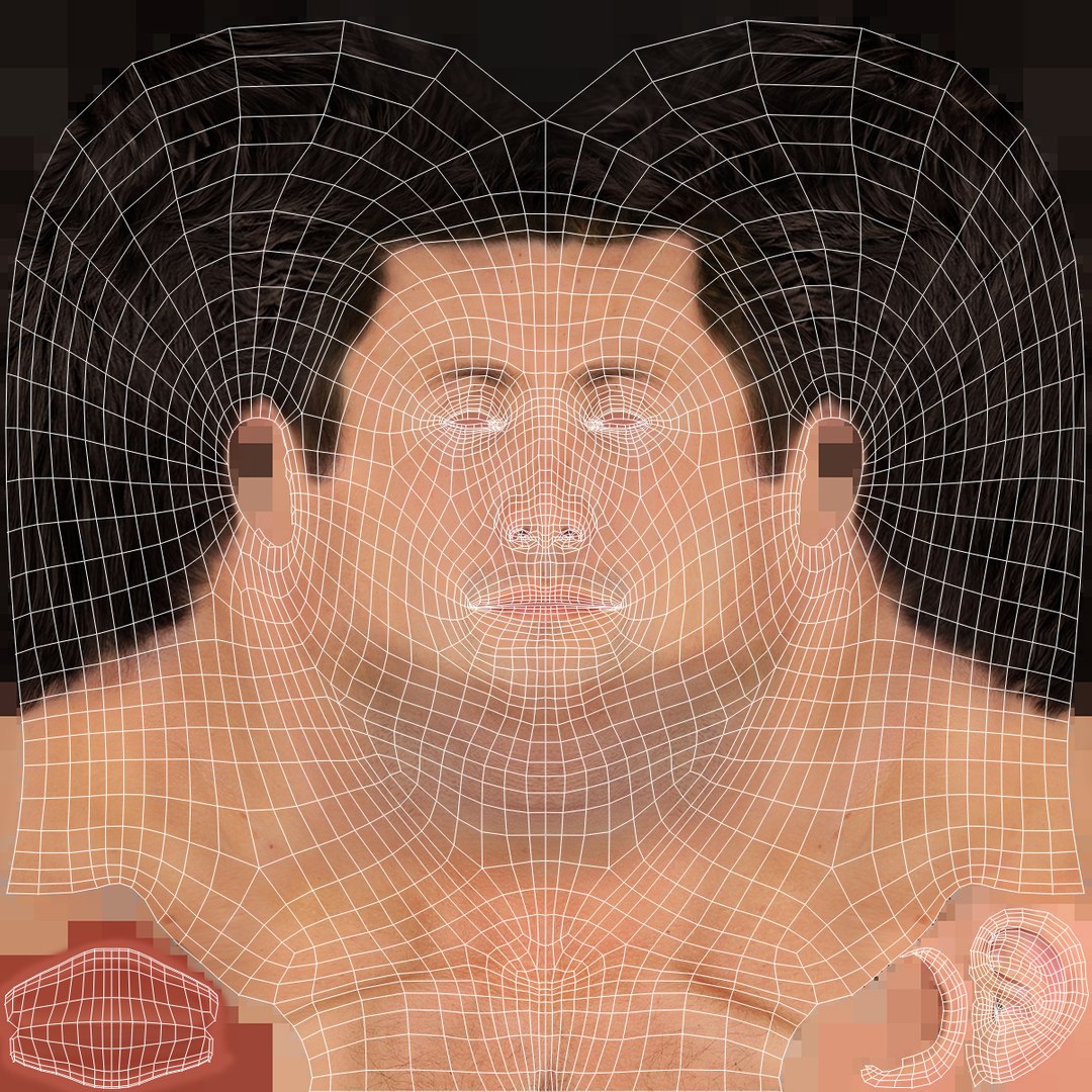 Male Character 3d Model