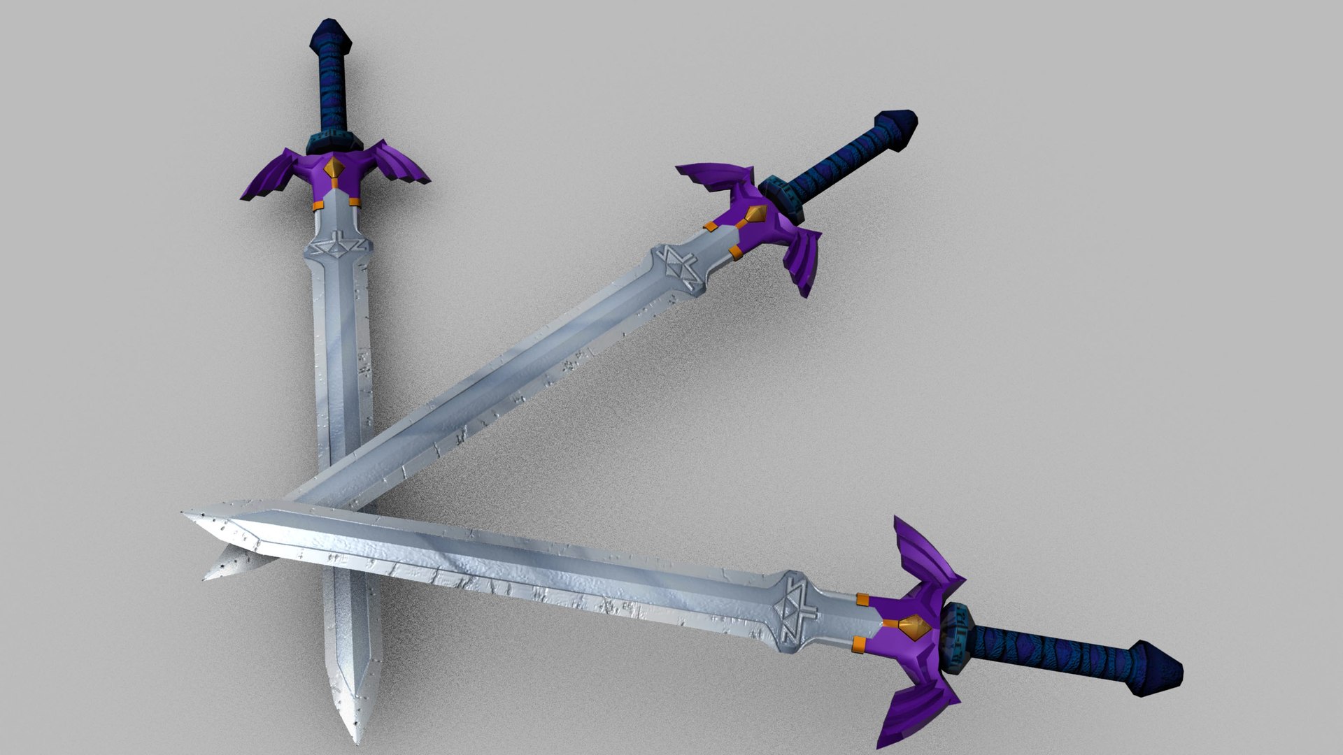 Legend Master Sword 3d Model
