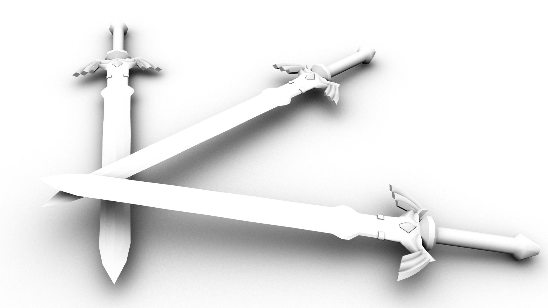 Legend Master Sword 3d Model