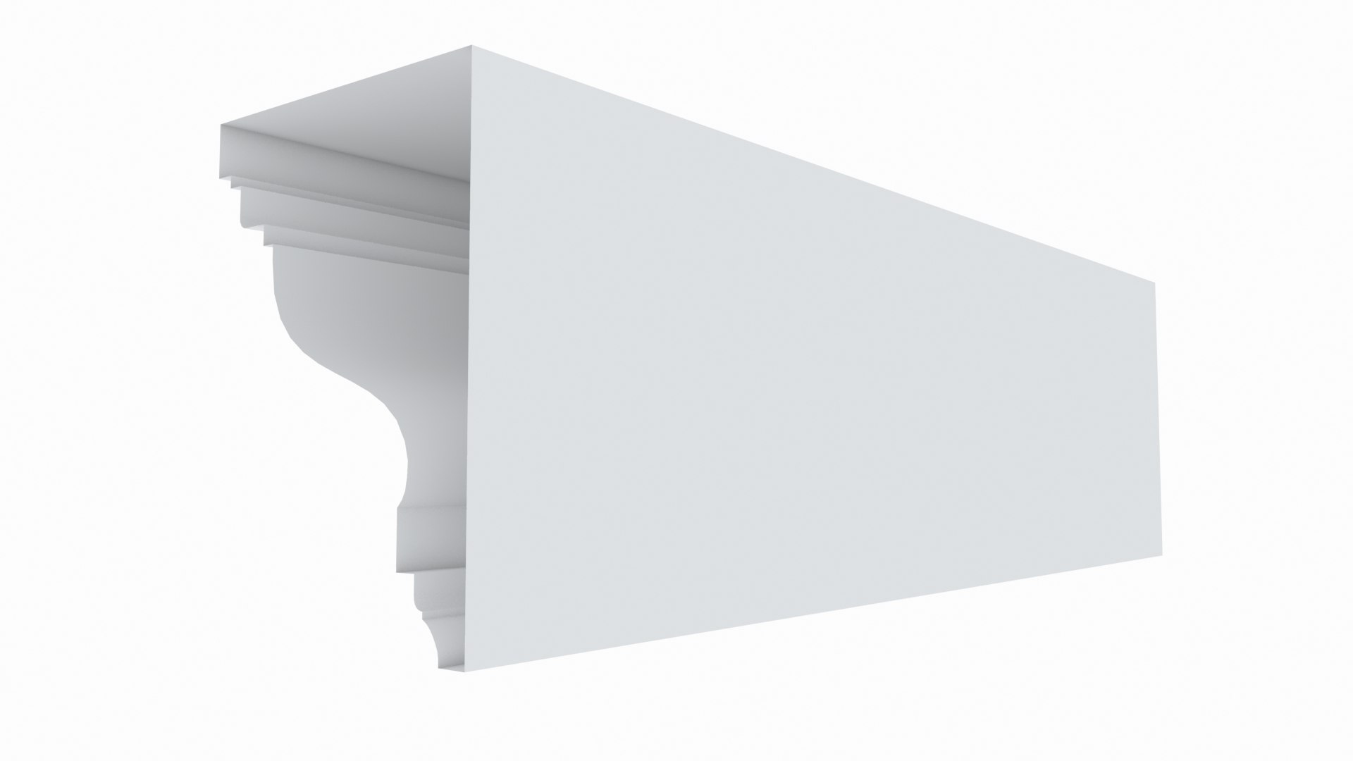 Cornice 109 Straight Model - TurboSquid 2027190
