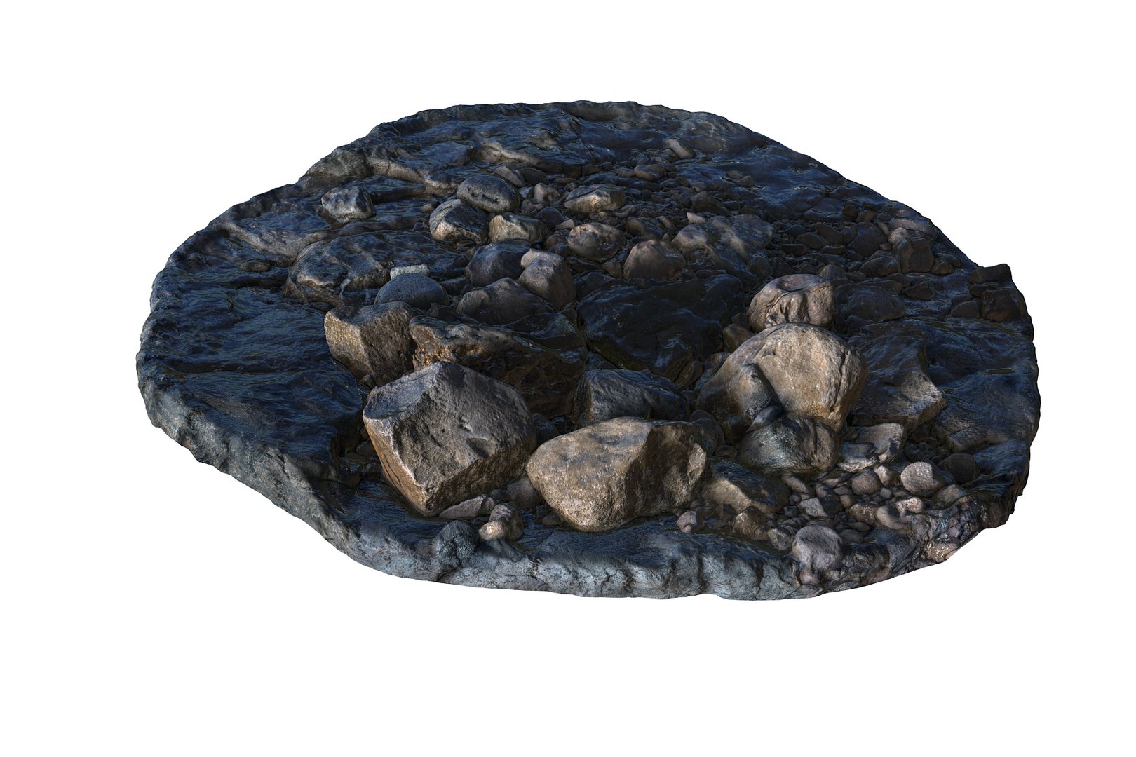 Maya Rock Ground Scan Hd