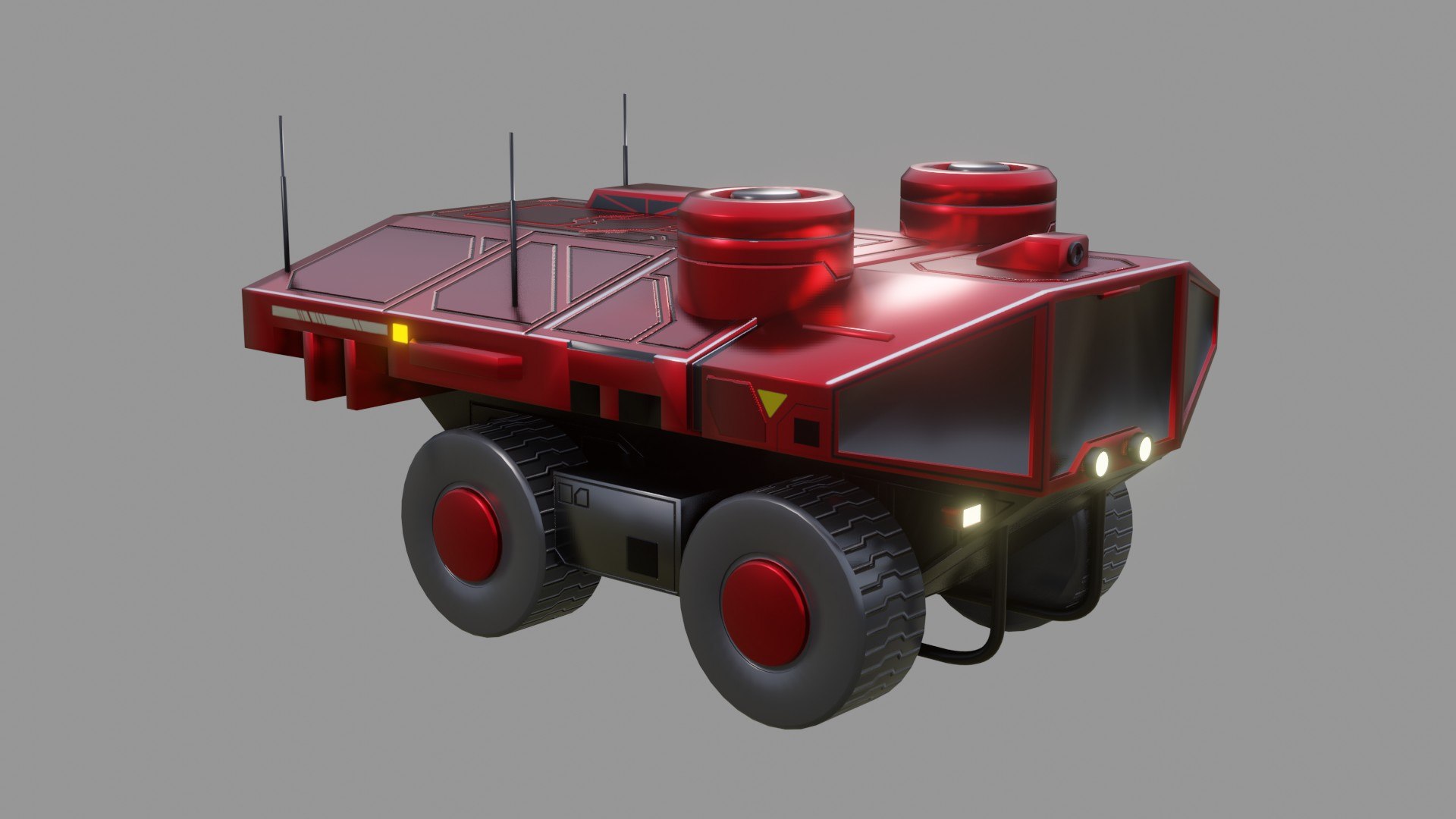 3D Sci-Fi Rover - Low Poly - Game Ready - PBR Model - TurboSquid 1894314
