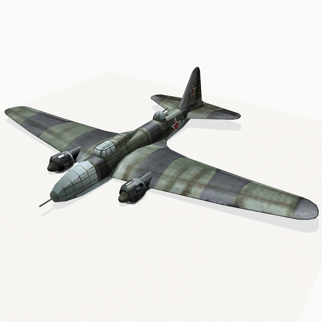 ilyushin il-4 bomber 3d 3ds