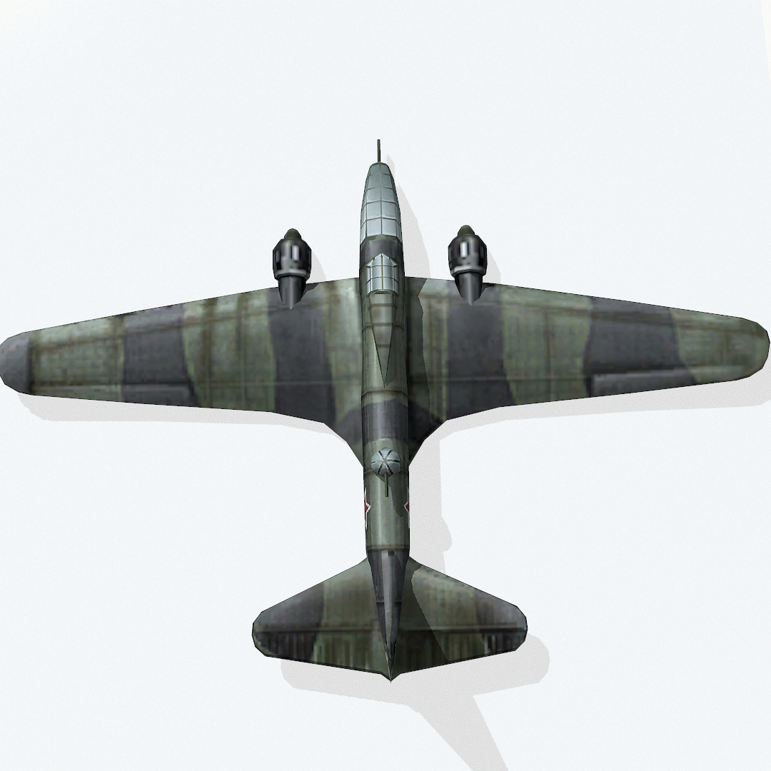 ilyushin il-4 bomber 3d 3ds