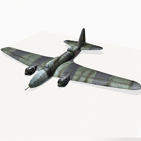 ilyushin il-4 bomber 3d 3ds