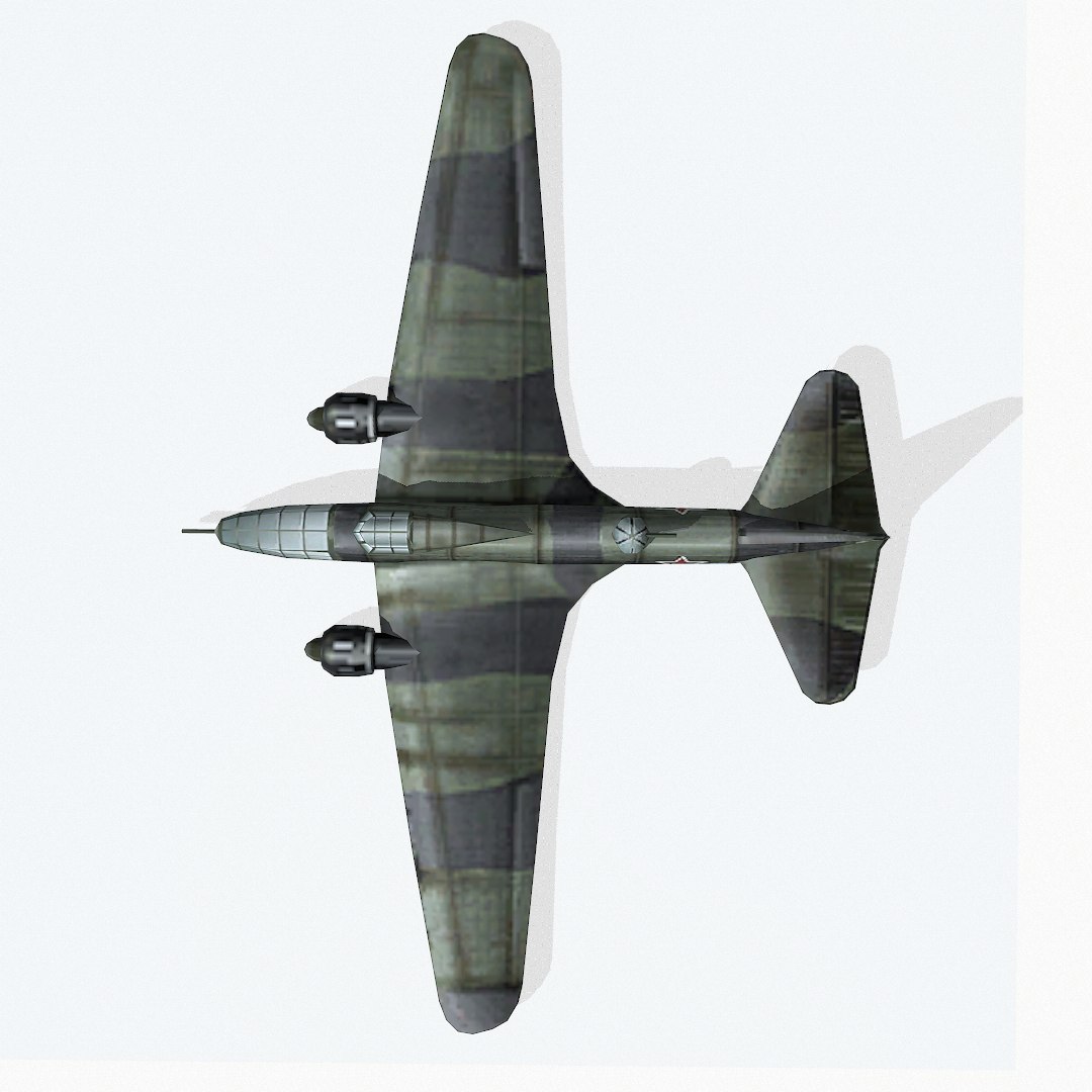 Ilyushin Il-4 Bomber 3d 3ds