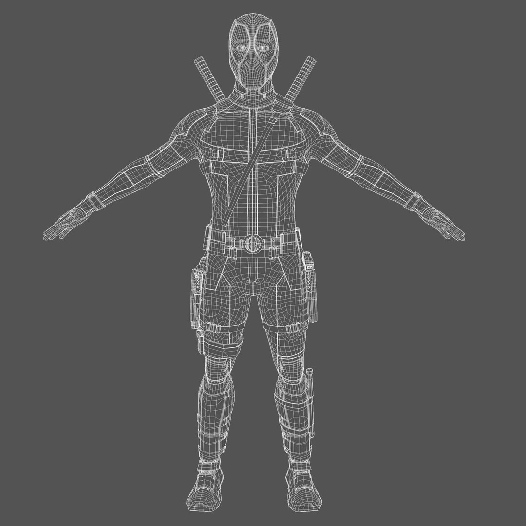 3d Character Deadpol