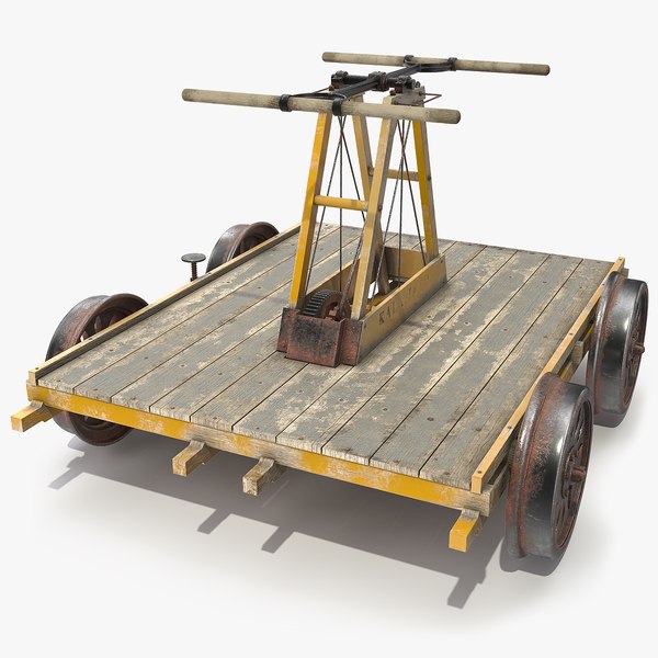 3D kalamazoo railway handcar car - TurboSquid 1596669
