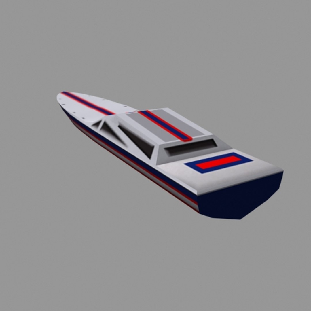 Speed Boat 3d Model