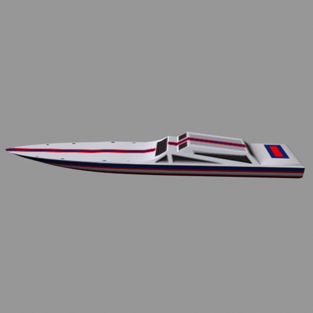 Speed Boat 3d Model