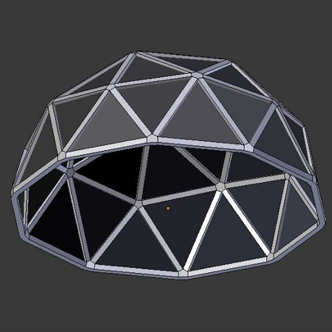 Geodesic Dome Icosphere 3D - TurboSquid 1207529