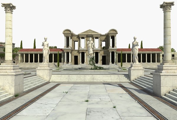 3D greek architecture model - TurboSquid 1215425