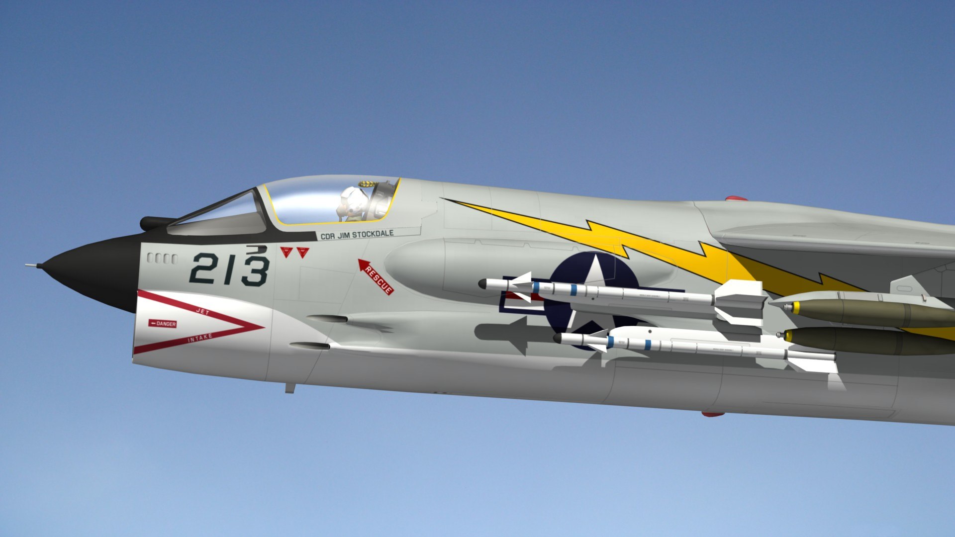 F8 Crusader VF33 Model - TurboSquid 1741485