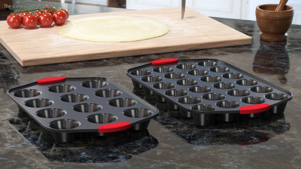 modelo 3d Colección de bandejas para hornear - TurboSquid 1988304