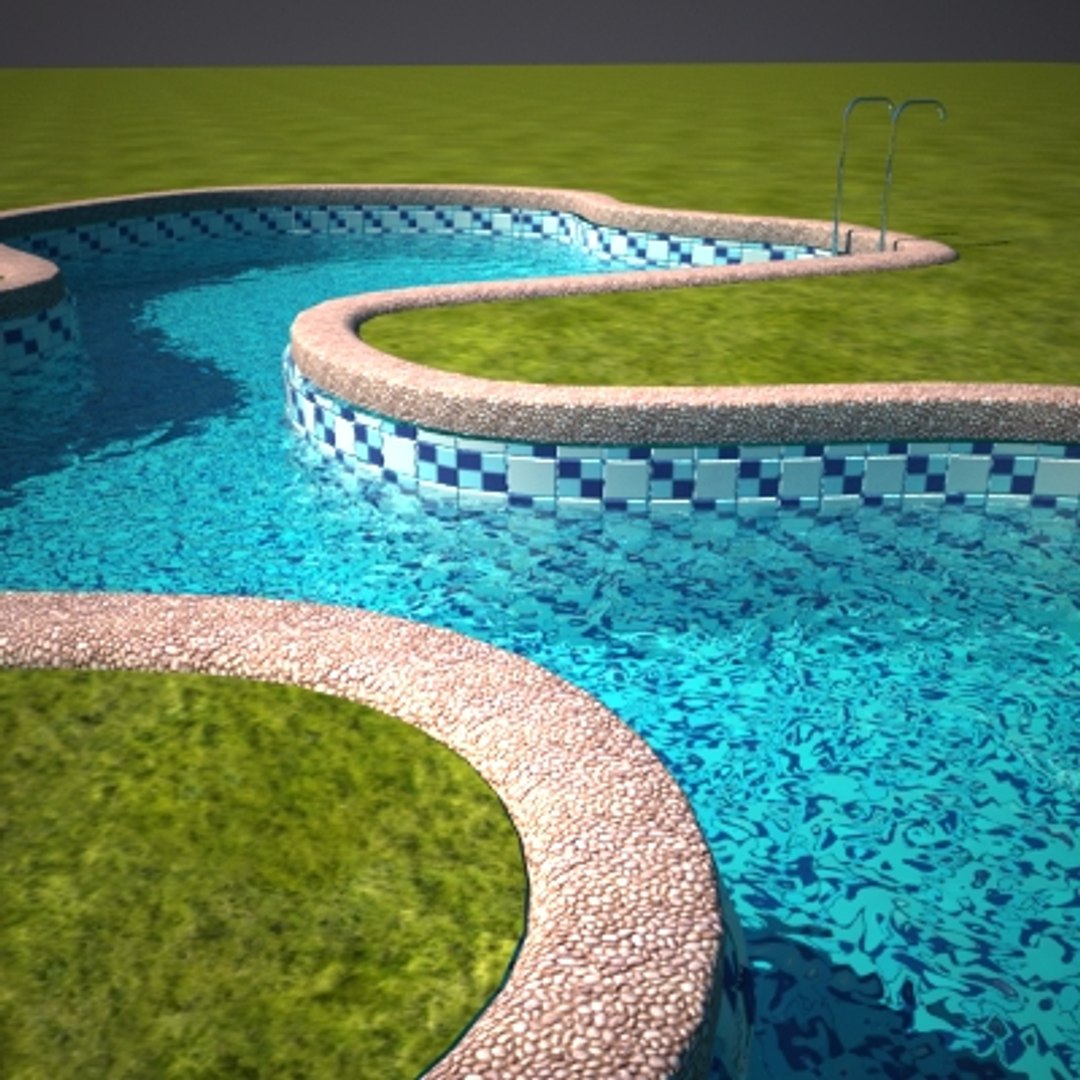 3d swimming pool