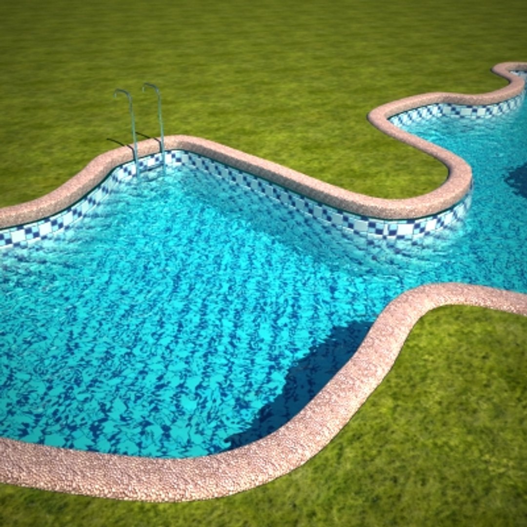 3d swimming pool