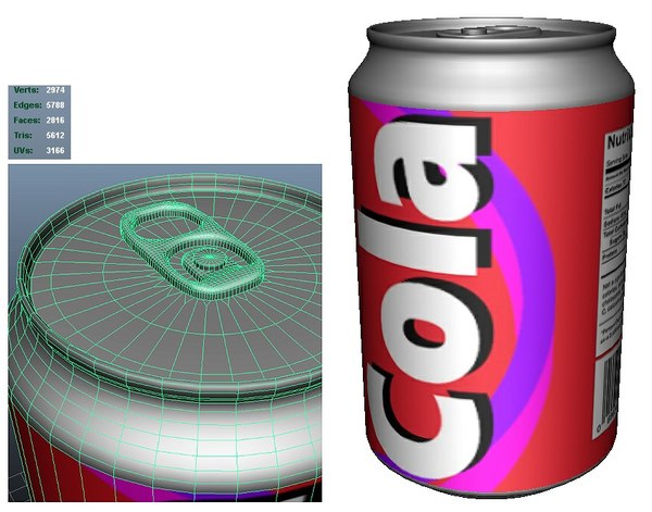 3D cola - TurboSquid 1260384