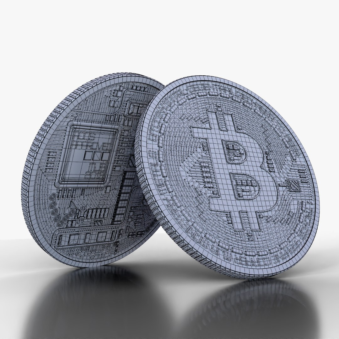 3D Bitcoin High Gold Model - TurboSquid 2224597