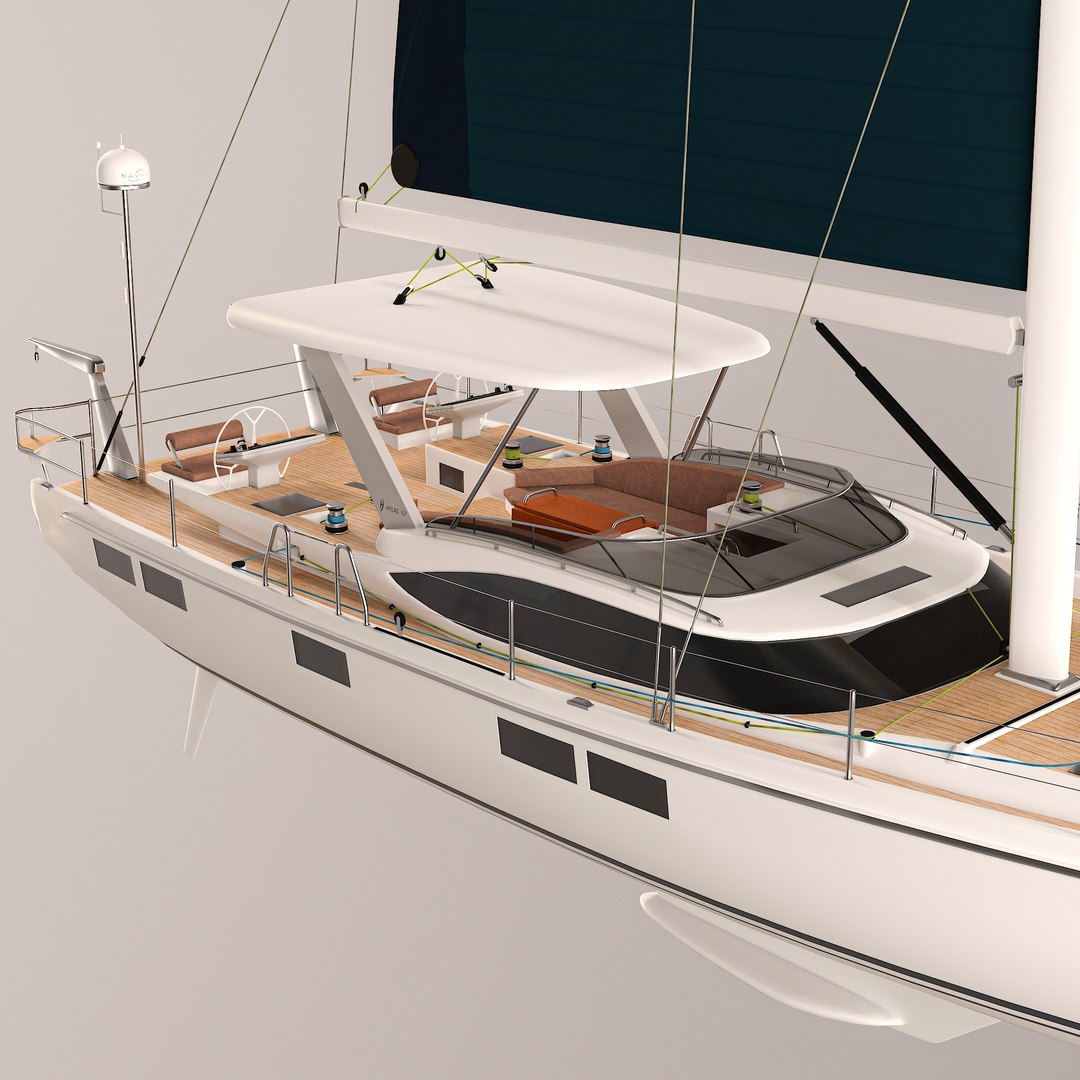 Sailing Yacht Hylas H57 Model - TurboSquid 2014382