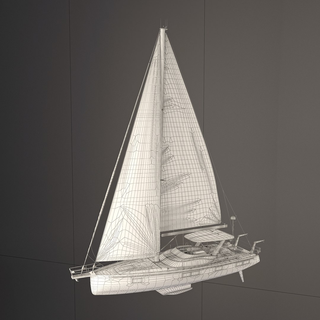 Sailing Yacht Hylas H57 Model - TurboSquid 2014382