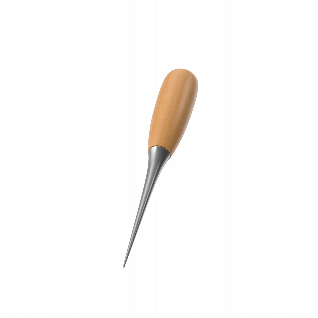 3D AWL With Wooden Handle - TurboSquid 1896826