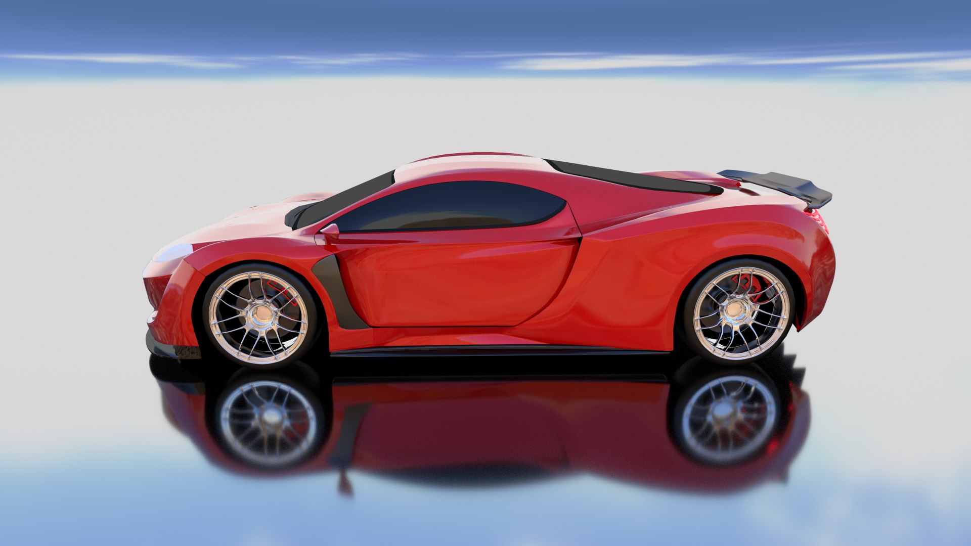 Original Concept Car Pagoda 3d Model