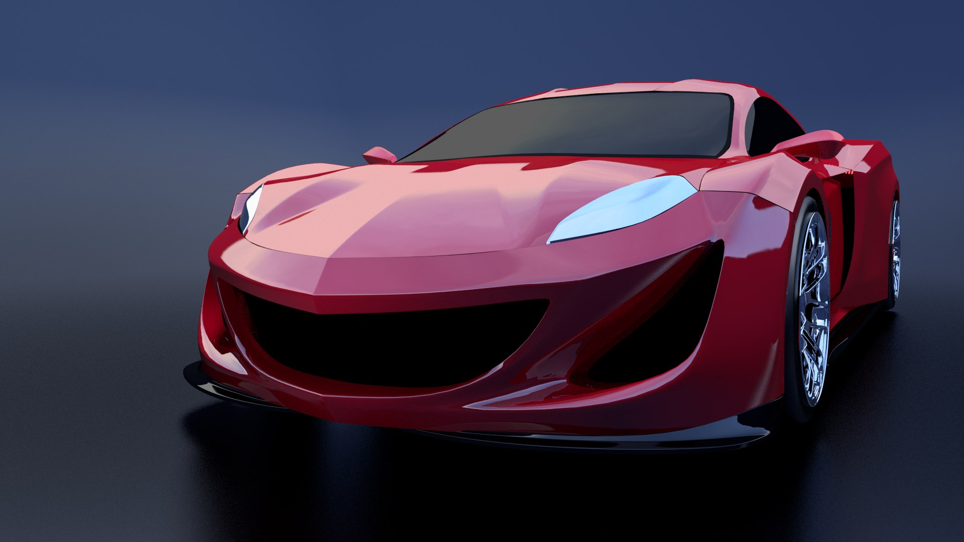 Original Concept Car Pagoda 3d Model