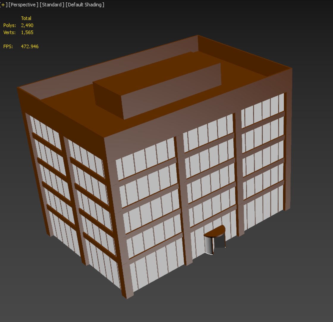 3D 5 Skyscraper Building Floor Model - TurboSquid 1270711