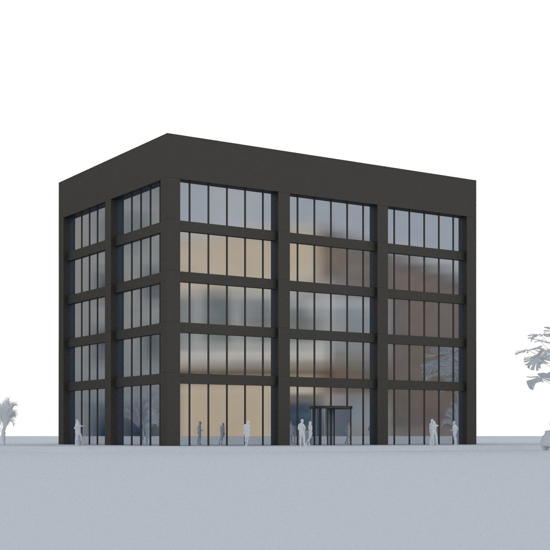 3D 5 Skyscraper Building Floor Model - TurboSquid 1270711