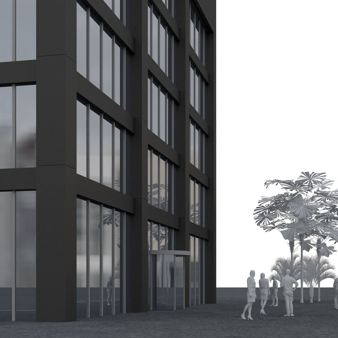 3D 5 Skyscraper Building Floor Model - TurboSquid 1270711