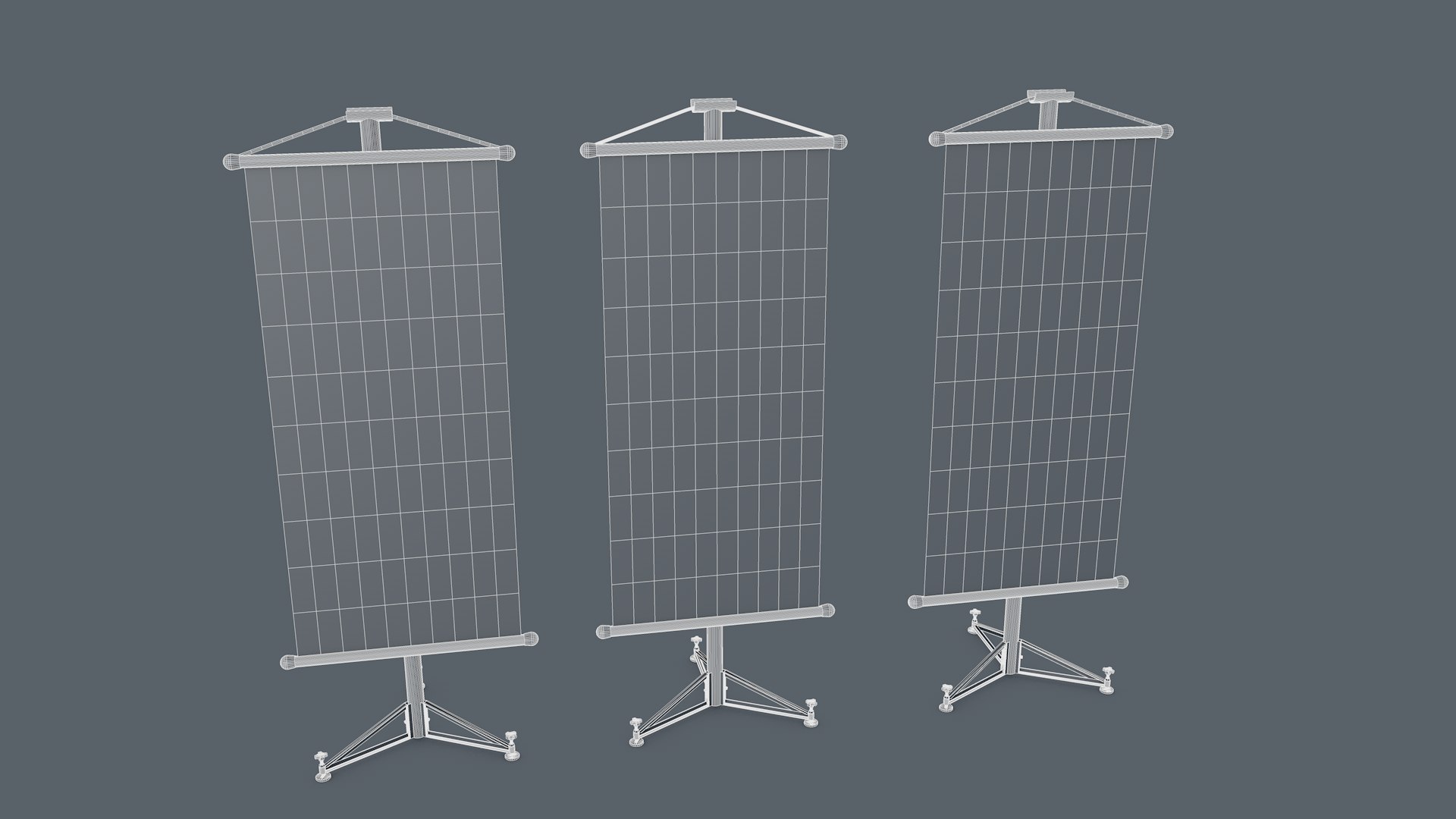 3d Model Banner Stands