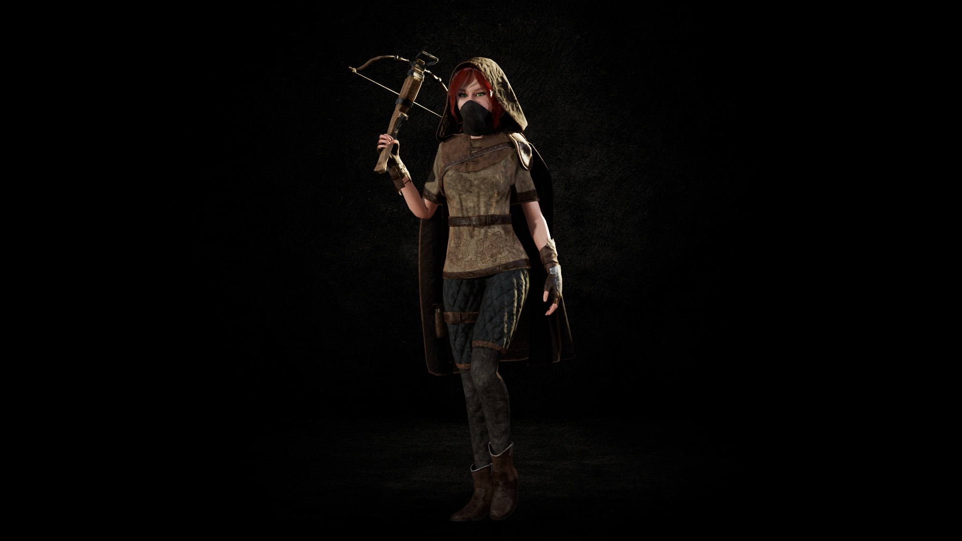 3D Crossbow Lady Model - TurboSquid 2129783