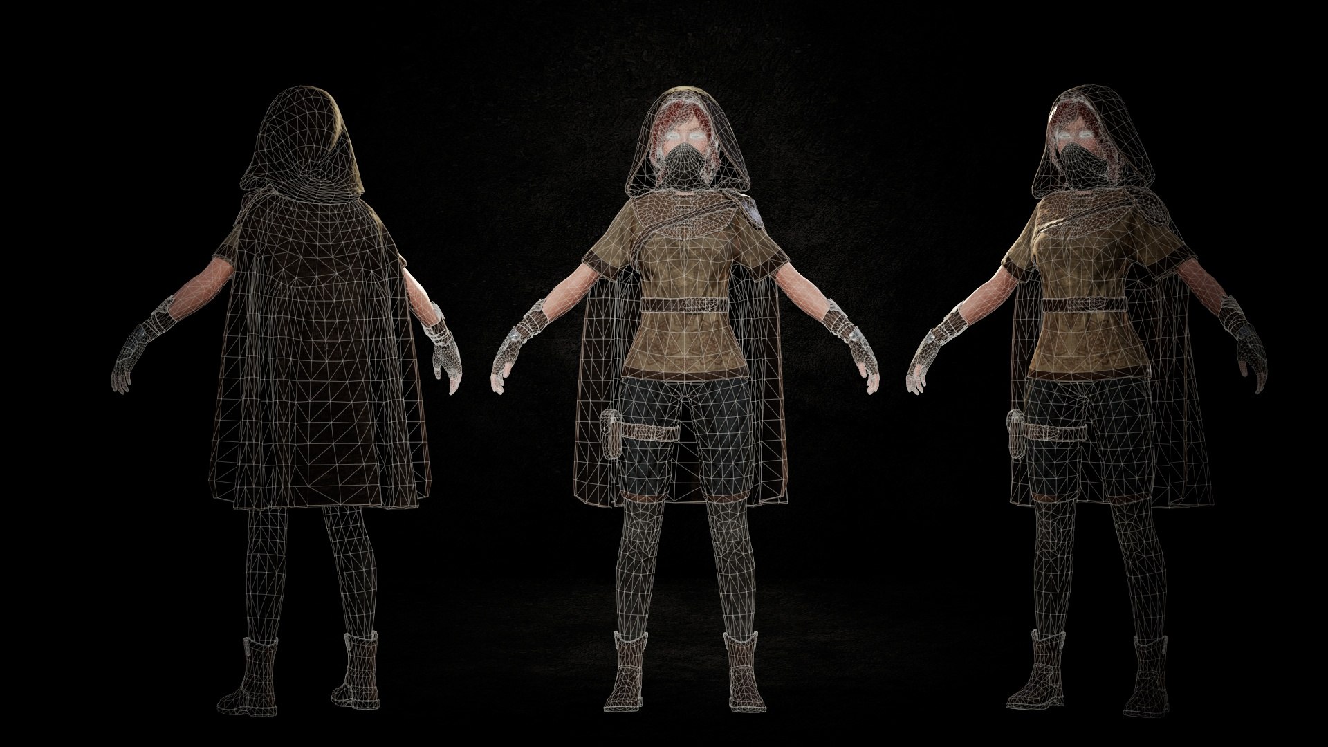 3D Crossbow Lady Model - TurboSquid 2129783